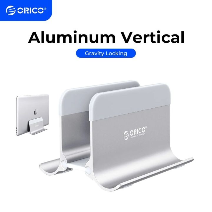 ORICO Aluminum Vertical Laptop Stand Gravity Locking Holder Desktop ...