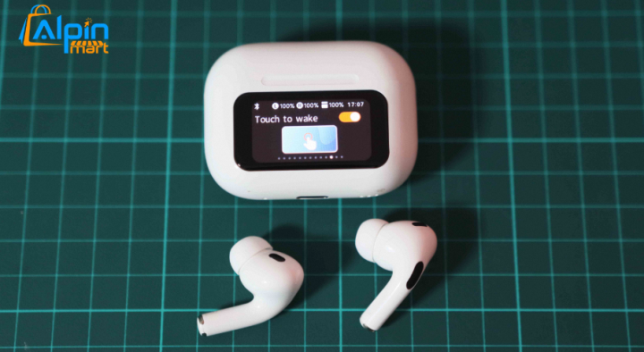 Airpod Pro 2 Generation with Touch Screen Display (White) | Daraz.com.bd