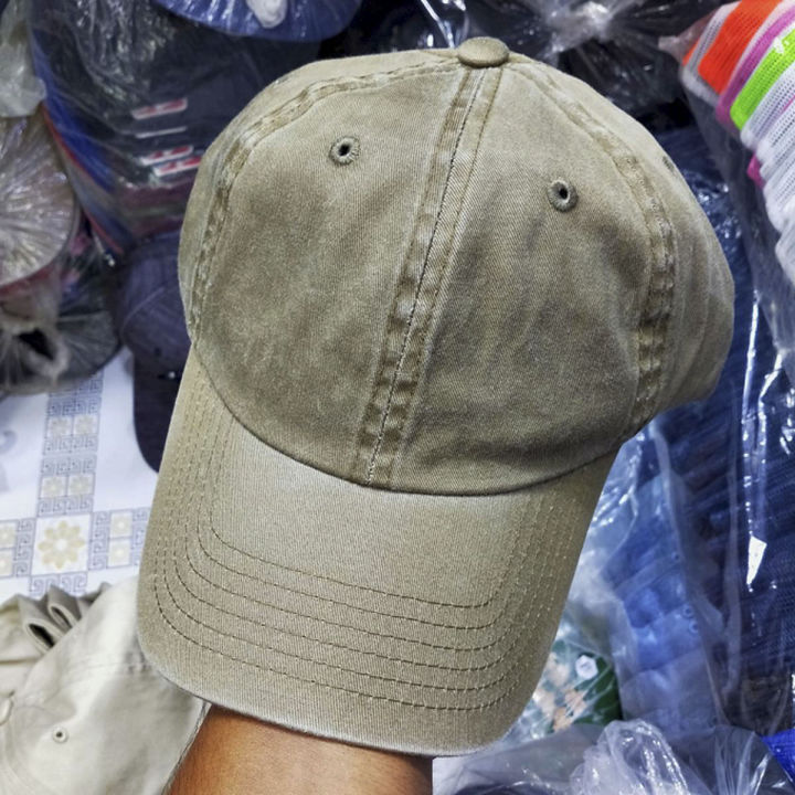 Tan Pure Washed 100% Cotton Cap By Raaz | Daraz.com.bd