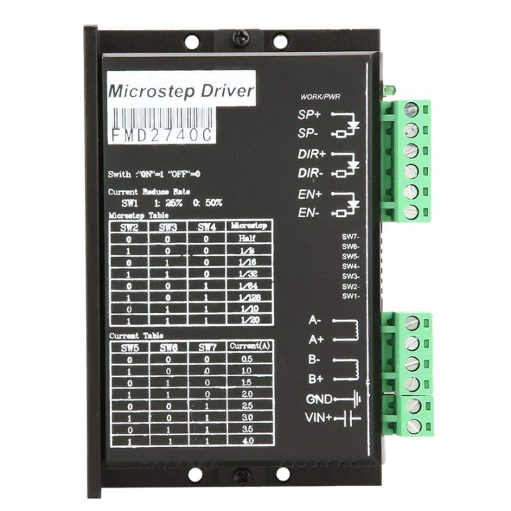 FMD2740C CNC 2 Phase Stepper Motor Driver 50VDC 4A 128 Microstep ...