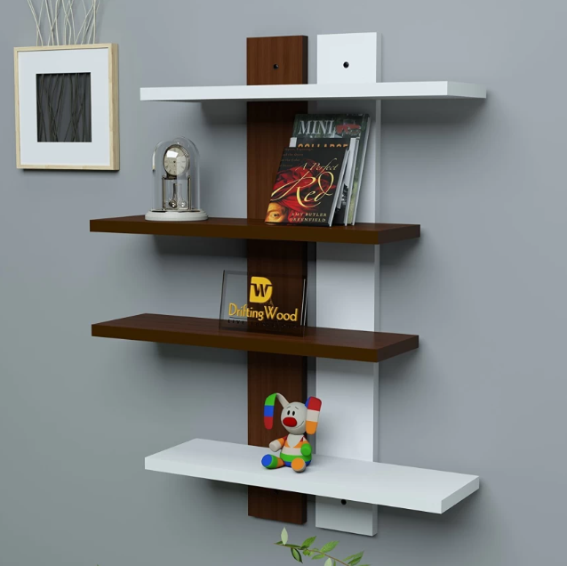 KBN 4 Layer Wall Shelves for Home Decor Items / Showpiece Shelf ...