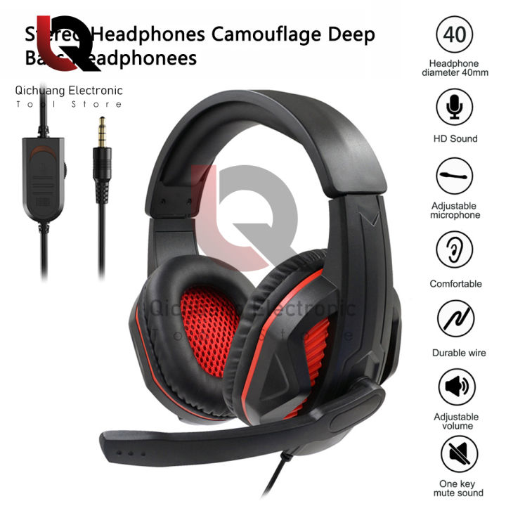 Gaming Headsets Gamer Wireless Headphones With Noise Cancelling ...