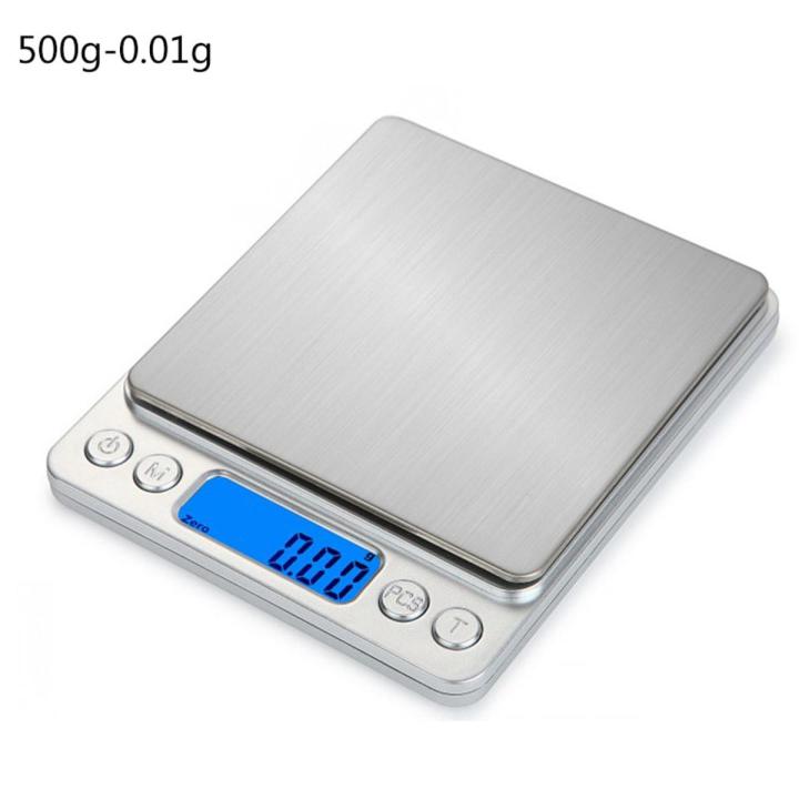 0.01/0.1g Precision LCD Digital Scales 500g/1/2/3kg Mini Electronic ...