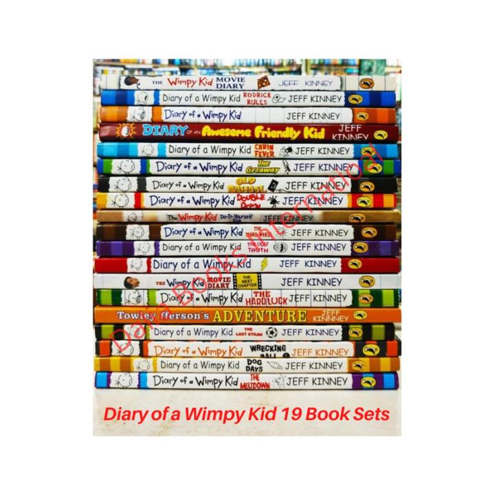 Diary Of a Wimpy Kid 19 Books Set by Jeff Kinney | Daraz.com.bd