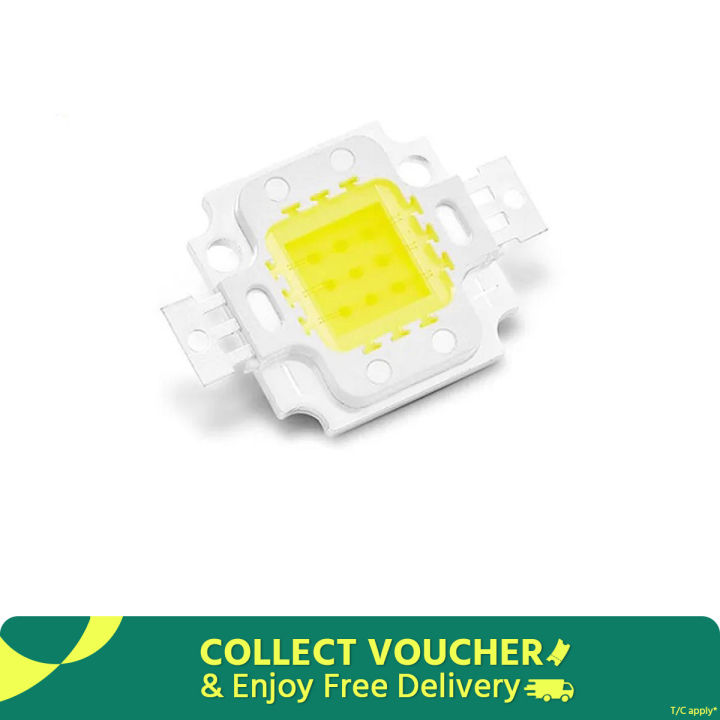 2pcs High Power Led Chips 10W 12v White Color COB LED Beads Chip | Daraz.com.bd