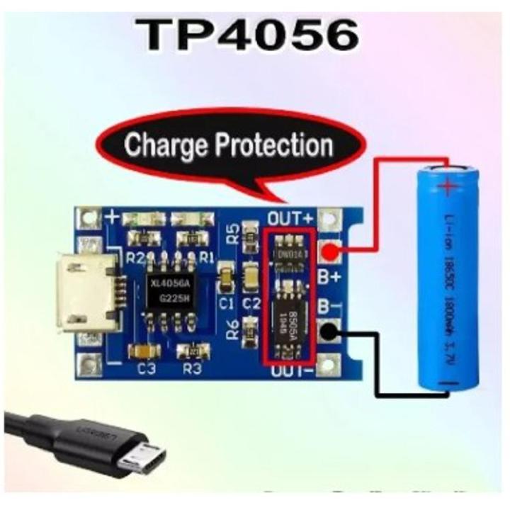 5V 1A Micro USB 18650 Lithium Battery Charging Board Charger Module+ ...