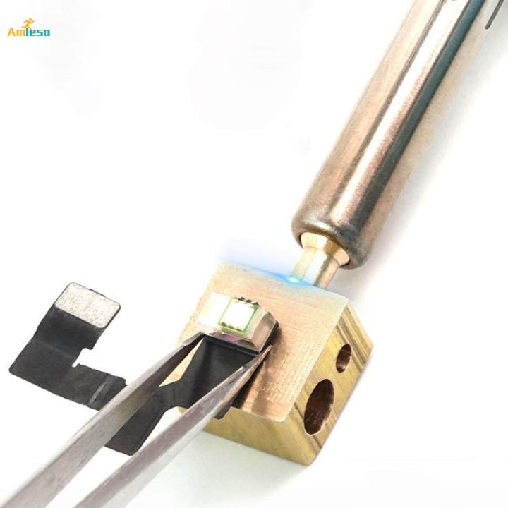 Copper Soldering Iron Head Phone Cable Chip Heating Table for Phone ...