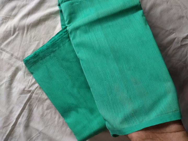 Half Silk Ek Colour Sharee | Daraz.com.bd