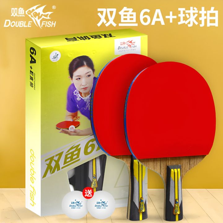 1 pcs Table Tennis Bat Double Fish 6AC - Sports & Fitness | Daraz.com.bd