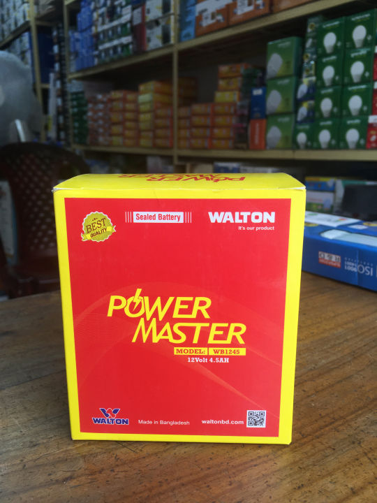 Walton Battery Power Master wb1245 12v 4.5ah | Daraz.com.bd