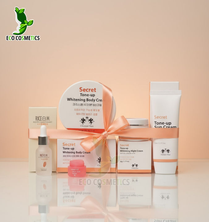 Secret Tone up 5 in 1 combo ( Body Cream+Sunscreen+Night Cream+Serum ...