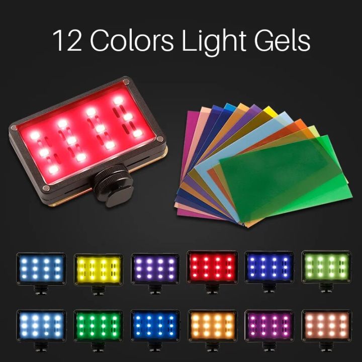 【3C VictoryEagle】Aputure AL-M9 Ulanzi Led Light 12 Color Filter Card ...