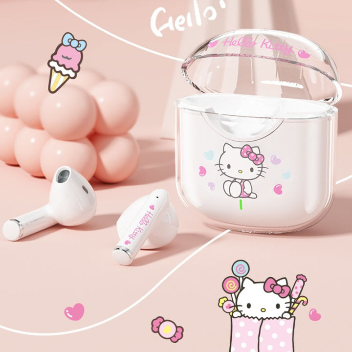 【support】 Sanrio Cartoon Kuromi Cinnamoroll Mymelody Earphone Portable ...