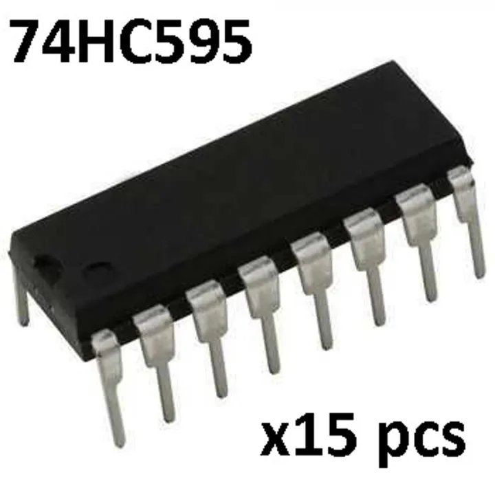 Pack Of 15 Pieces 74HC595 8 Bit Shift Register IC | Daraz.com.bd