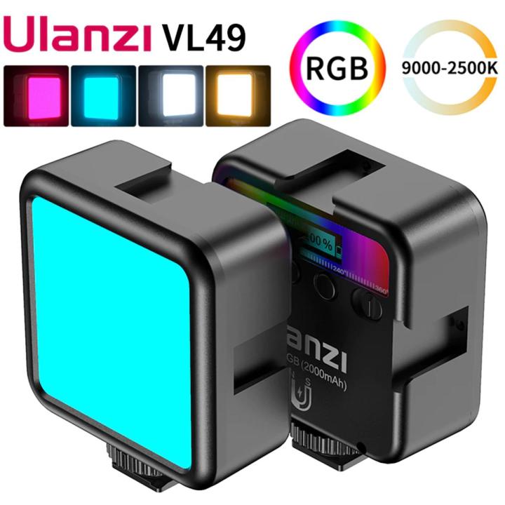 Ulanzi VL49 RGB Rechargeable Mini RGB Light | Daraz.com.bd