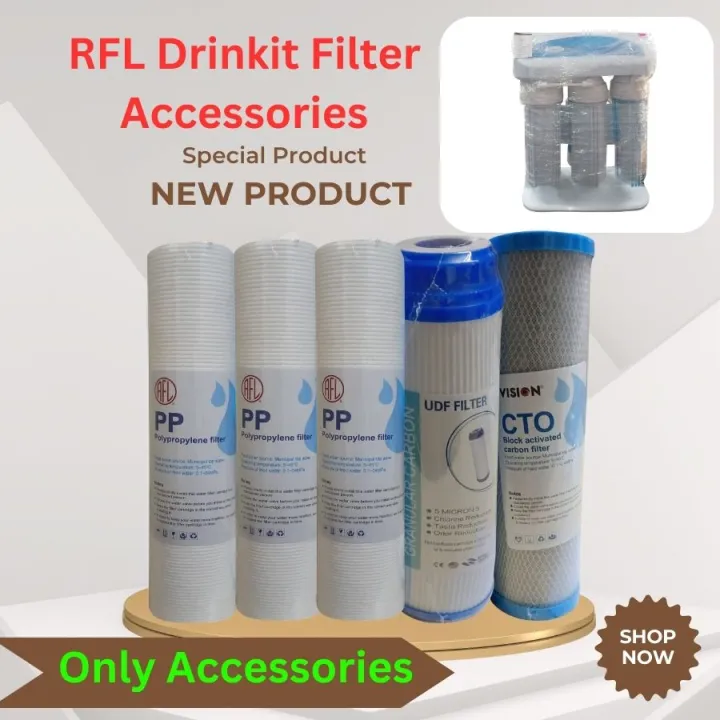 RFL Drinkit Water Purifier Accessories-5 Piece Set | Daraz.com.bd
