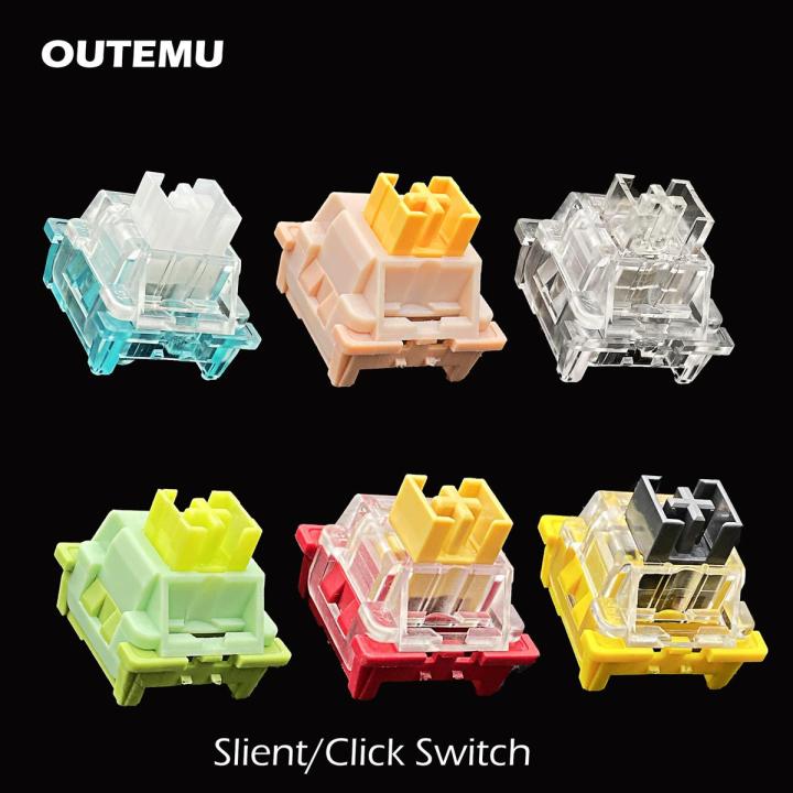 HXSJ Silent/Clicky Switches Mechanical Keyboard Switch 3Pin Lube RGB ...