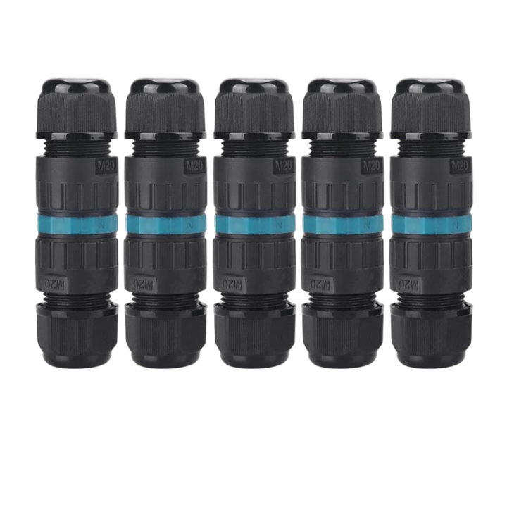 Electrical Junction Box IP68 Outdoor Waterproof Wire Connector M20 2Way ...