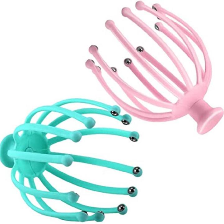 Head Scalp Massagers for Headache Relief Scalp Stress Relax 5 Roller ...