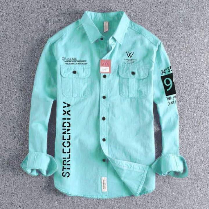 Premium Quality Long Sleeve Design Shirt For men's | Daraz.com.bd