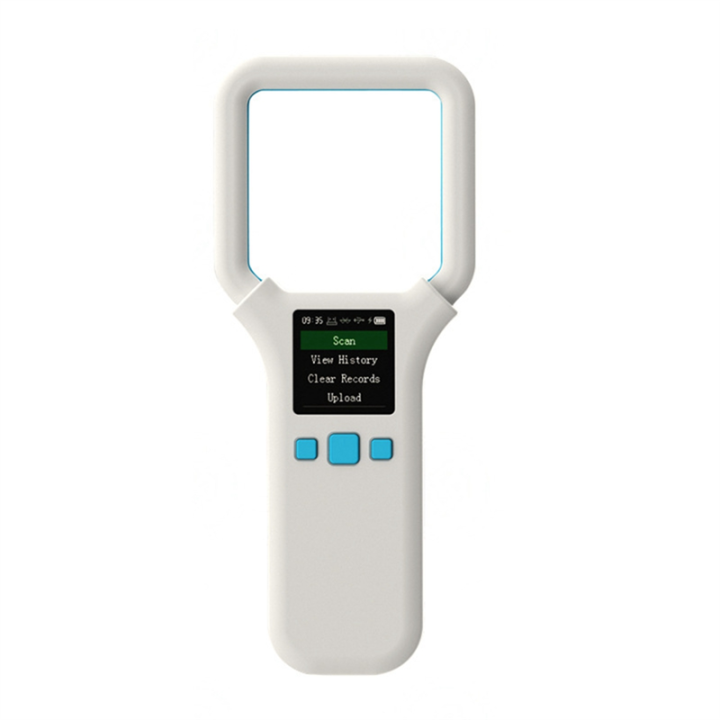 Animal RFID Reader 134.2Khz/125Khz Pet ID Scanner Animal Tag Reader ...