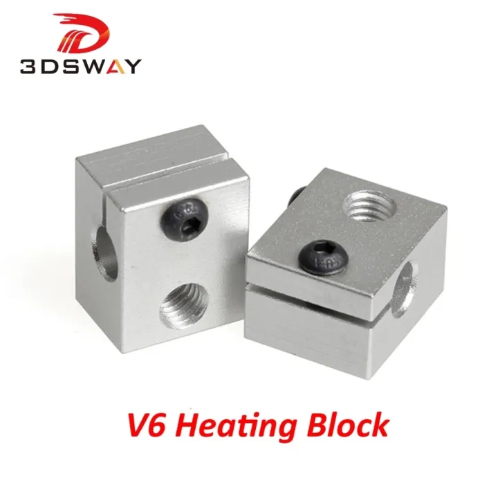 【Lejia】3DSWAY Printer All-metal For E3D V6 Heating Block for RepRap ...