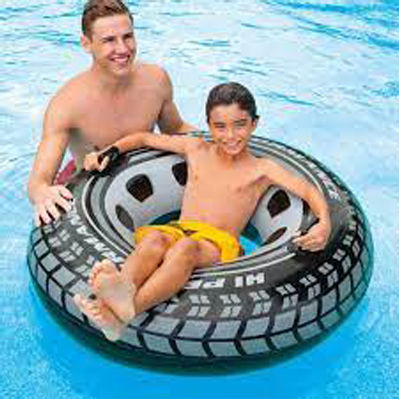 Intex Large Swimming Pool Inflatable Tyre Swimming Beach Tyre Ring Pool ...