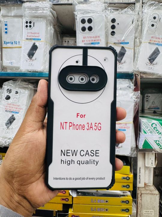 For Nothing Phone 3A 5G Transparent Back Case Luxury Xundu Shock-Proof ...