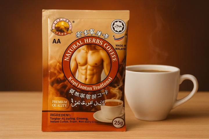 Natural Herbs Coffee Kopi Jantan Tradisional 6 in 1 Energy & Stamina ...