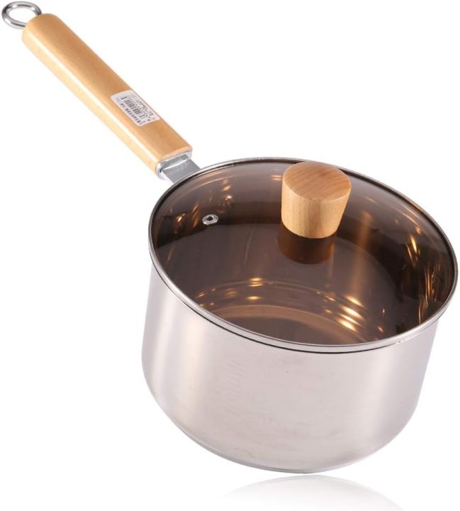Stainless steel milk pan with handle 14 cm (1.5 Liter Capacity) | Daraz ...