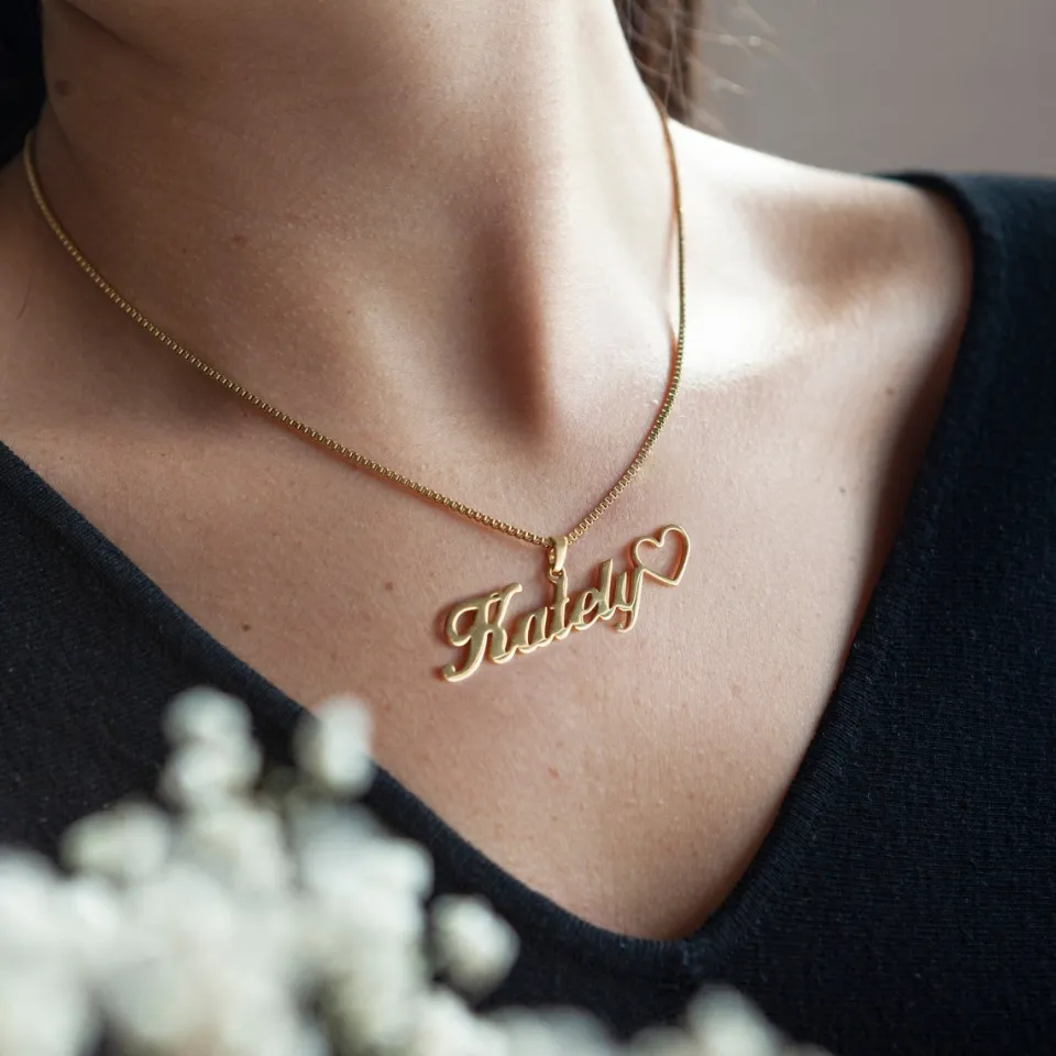 Customized Name Necklace Personalized Stainless Steel - Temu Canada