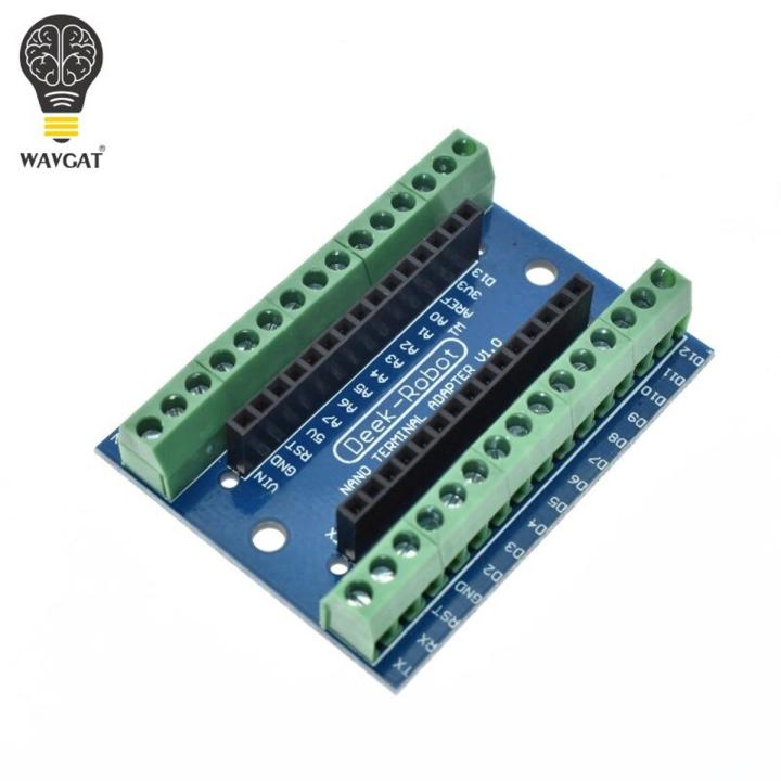 【happy one】WAVGAT Standard Terminal Adapter Board For Arduino Nano AVR ATMEGA328P ATMEGA328P-AU ...