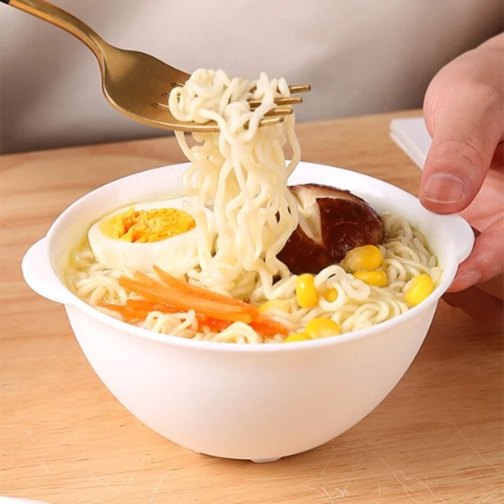 Lunch Container With Lid Ramen Bowl Microwaveable Binaural Instant ...