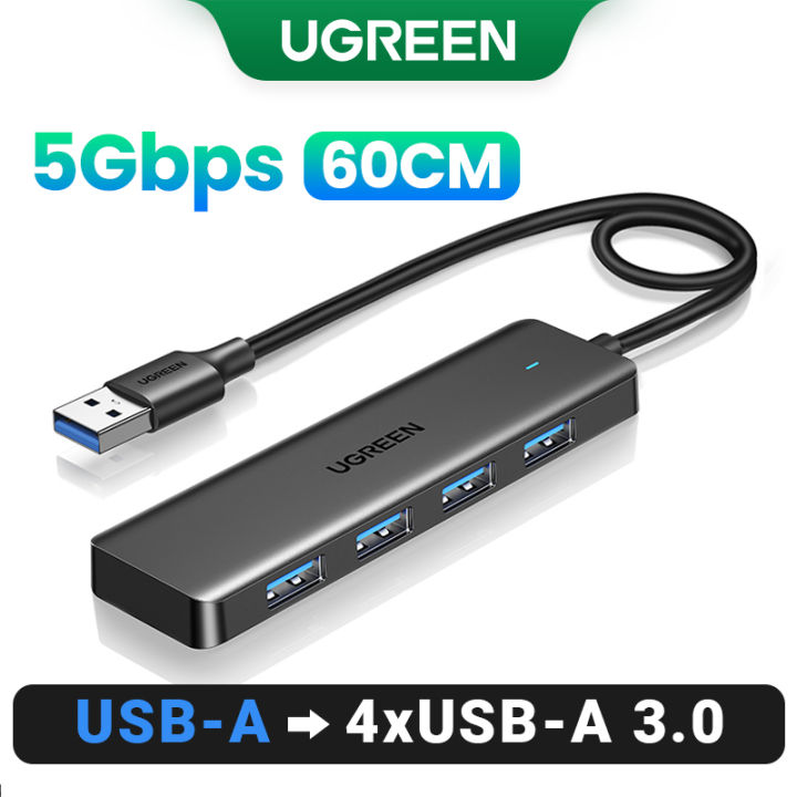 UGREEN USB 3.0 Hub 4 Ports USB A Splitter Ultra-Slim USB Expander for ...