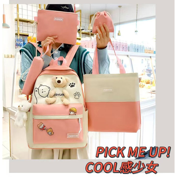 Latest Trendy Fashionable Waterproof Bag Pack Sets | Daraz.com.bd