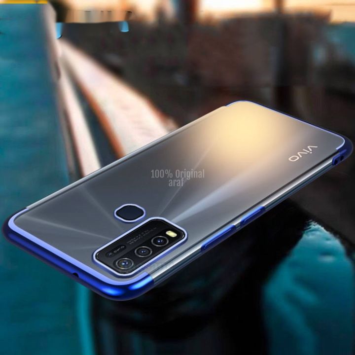 Vivo y50 এর জন্য ব্যাক কভার ক্লিয়ার আল্ট্রা বেগুনি নীল xundd | Daraz ...