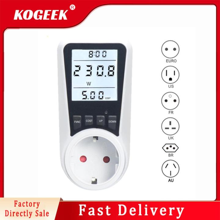KOGEEK Ene-rgy Meter Wattmeter Digital Power Monitor Meter Electricity ...