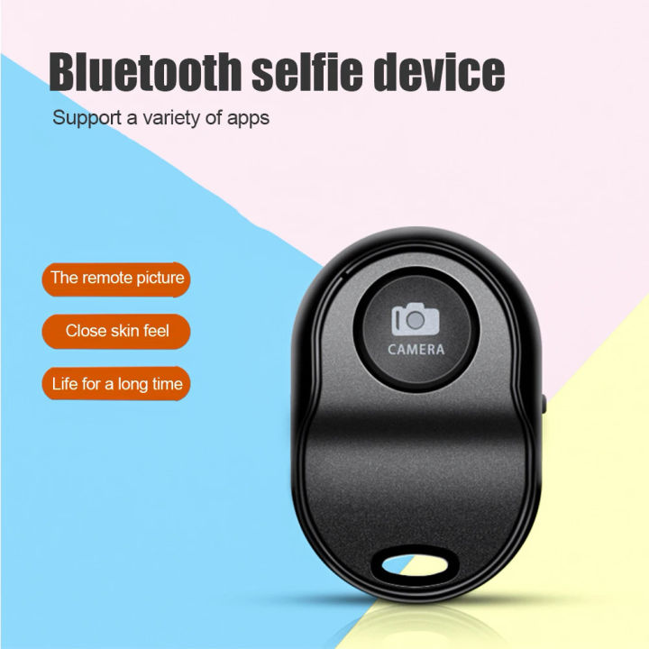 Mini Bluetooth-compatible Remote Control Button Wireless Controller Self-timer Camera Stick ...