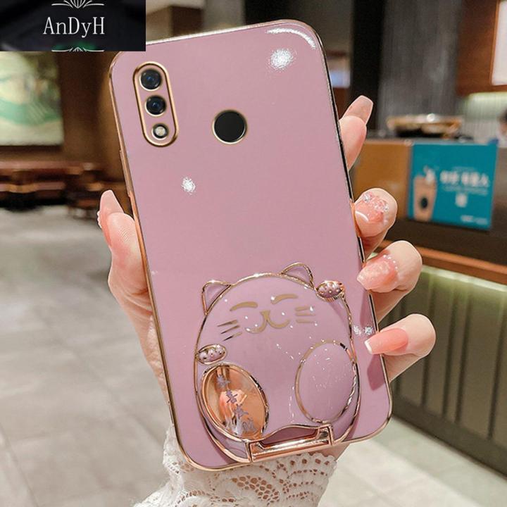 AnDyH For Huawei Y Max Case,Premium Fashion Slim 3D Cute Fortune Cat ...