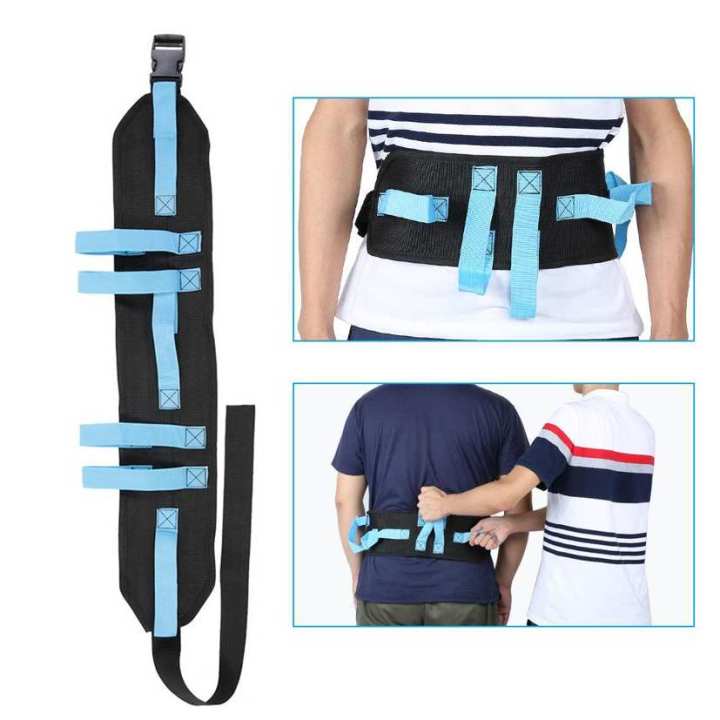 Gait Belt Transfer & Walking Moving Tool with Hand Grips Quick-Release ...