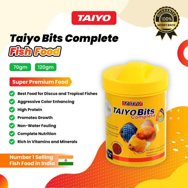 TAIYO Bits Complete Fish Food 120g | Daraz.com.bd