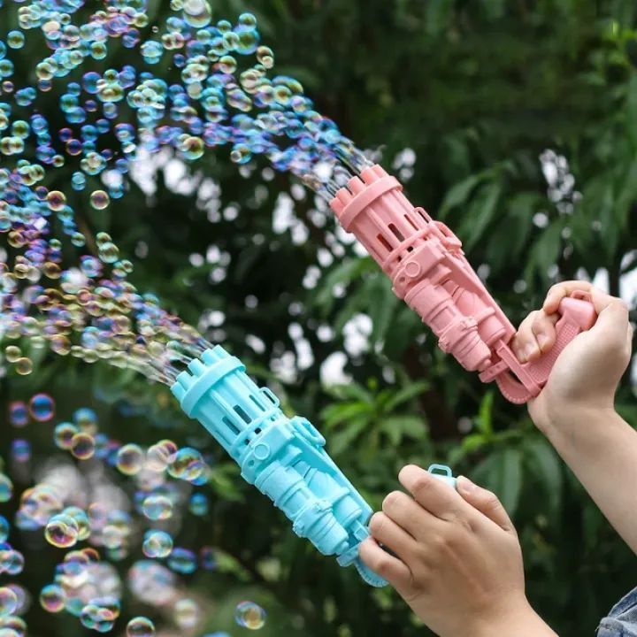 Bubble Gun Play Toys Set with Bubble Liquid For Kids 380ml | Daraz.com.bd