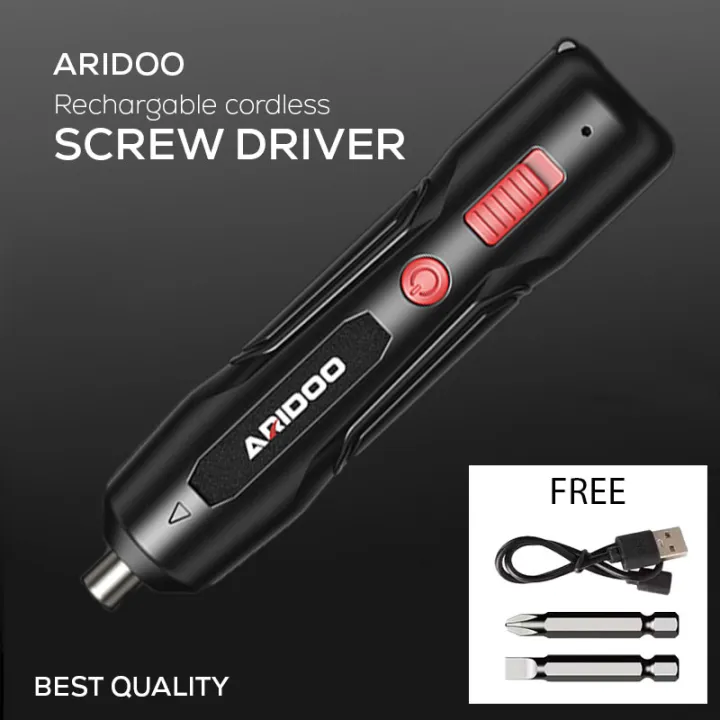 Ardioo Cordless Electric Screwdriver – Rechargeable USB Power Tool with ...
