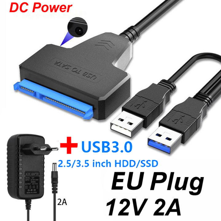 External CD-ROM Optical/SSD HDD Hard Drive Dual USB 3.0 To SATA2.0 ...