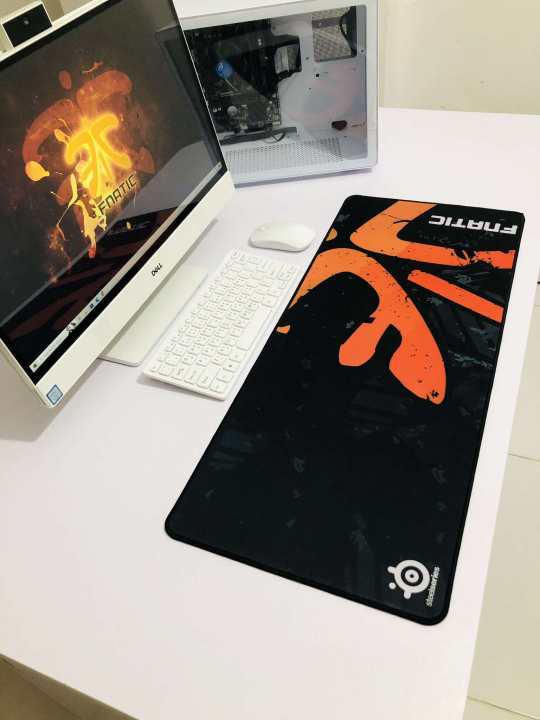 FNATIC Gaming Mouse Pad Extended Size 700*300*3mm For Keyboard & Mouse ...