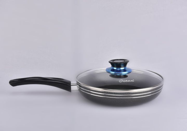 Fry Pan W/Glass Lid Ocean ONF-20,22,24,26,28,30. | Daraz.com.bd
