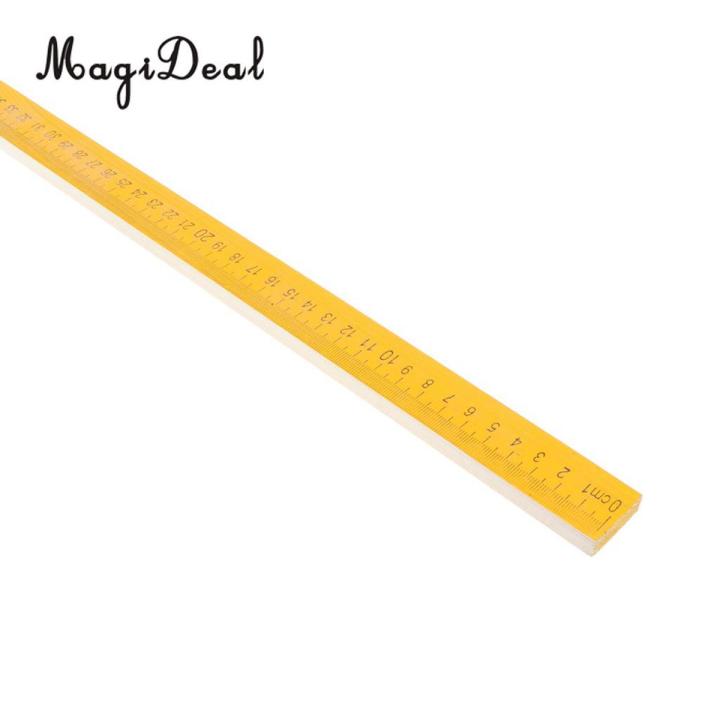 50cm Wooden Ruler Measuring Straight Ruler for Student School Geometry ...