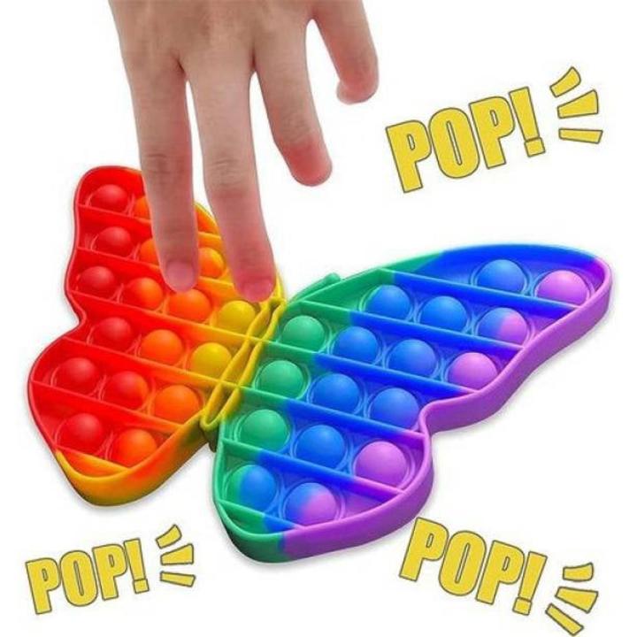 Butterfly Rainbow Pop It Fidget Toy | Daraz.com.bd