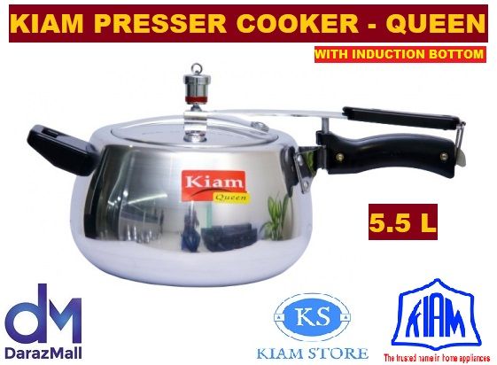 Kiam Queen Pressure Cooker 5.5 L (Induction Bottom) | Daraz.com.bd