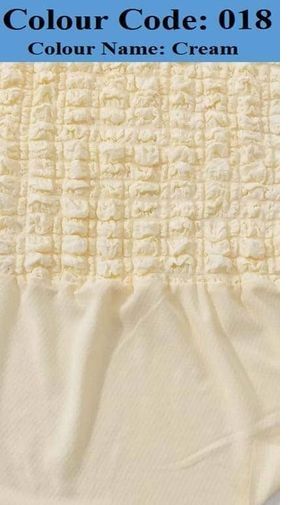 Cream Color Turkey stretchable fabrics sofa cover 3+1+1 | Daraz.com.bd